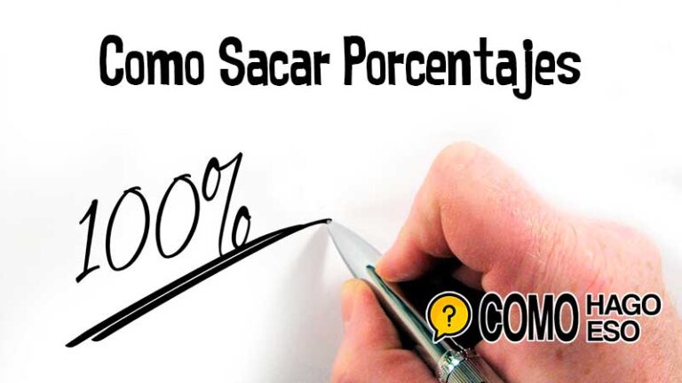 Cómo Sacar Porcentajes % 🔥 Sencillos Ejemplos y Ejercicios